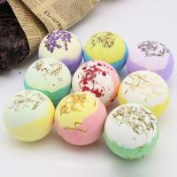 China 9pcs Organic Natural Bath Bombs Effervescent Rejuvenates and Nourishes the Body Relaxing Skin Contains dried flowers for sale