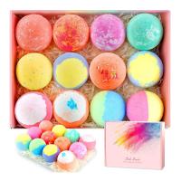 China Customized Bath Bombs Gift Set with Natural Essential Oils,Shea Butter,Sea Salt,SPA Bubble Fizzies for Kids,Women,Man for sale