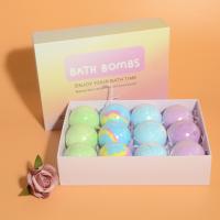 China Wholesale 100% Natural Kids Toys Inside Fizzy Bath Bomb cbd Oil Spa Bath Bombs Colorful With Petals Moisturize Skin for sale
