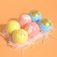 China OEM Handcraft Bomb Bath Fizzers 60g*6pcs Mixed Colors for sale