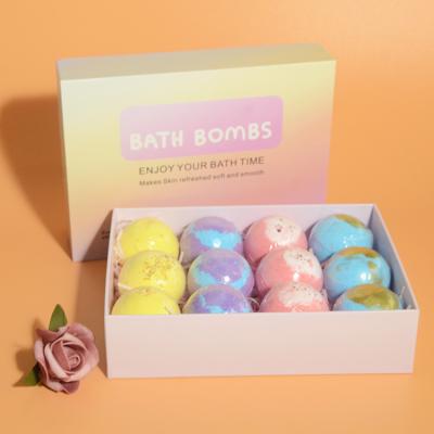 China Rich Foam Bath Bombs Gift Set 12 Rich In Essential Oils Moisturize Skin for sale