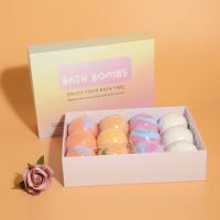 China 12Pcs Safe Double Layer Color Rich Bubble Natural Bath Bombs Reduce Pressure for sale