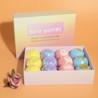 China 12 Custom wholesale mixed color oganic handmade Fizzy spa  Bath Bombs set full of Aromatherady for sale