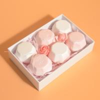 China 6 Pack Handmade CBD Bathing Fizzies 100% Natural Coconut Oil Rich Bubbles Bath Bombs Set For Spa for sale
