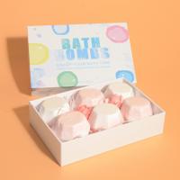 China 6 Pack Handmade CBD Bathing Fizzies 100% Natural Coconut Oil Rich Bubbles Bath Bombs Set For Spa for sale