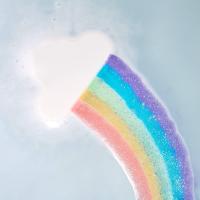 China Gift Set 120g Rainbow Bomb Bath Fizzers For Kids Women for sale