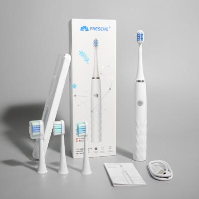 China OEM Electric Toothbrush Powerful Sonic Cleaning Whitening Teeth Have STOCK With 4 Replacement Brush Heads for sale