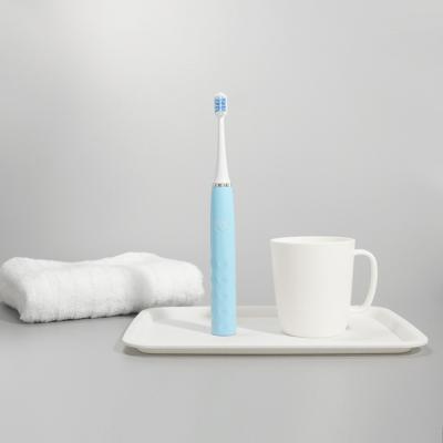 China Ultrasonic 6 Modes OEM Private label IPX7 Waterproof High Frequency Cleaning Electric Toothbrush Set for sale