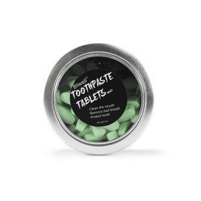 China Anti Plaque Tubeless Sanitary Mouth Washtablet Toothpaste for sale