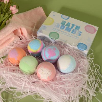 China 60G Handmade Healthy Skin Bomb Bath Fizzers Multi Flavour for sale