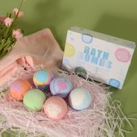 China 60G Handmade Healthy Skin Bomb Bath Fizzers Multi Flavour for sale