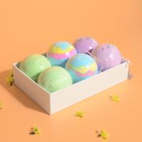 China 60G Handmade Healthy Skin Bomb Bath Fizzers Multi Flavour for sale