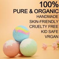 China 6Pcs Natural Organic Mini Bath Bombs Essential Oils Shea Butter Sea Salt Private Label Bath Bombs for sale