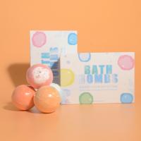 China 6Pcs Natural Organic Mini Bath Bombs Essential Oils Shea Butter Sea Salt Private Label Bath Bombs for sale