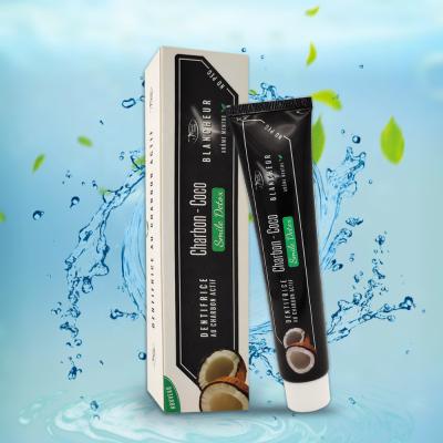 China Personalized oral care Peppermint Activated Charcoal Whitening Toothpaste for sale