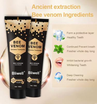 China Oral Care Whitening Organic Effective Bee Venom Toothpaste For Sensitive Teeth for sale