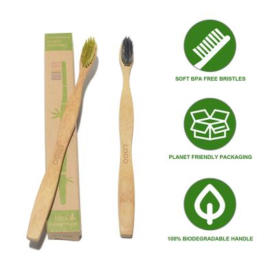 China ECO-Environment-friendly bamboo charcoal toothbrush OEM for sale