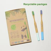 China Biodegradable bamboo charcoal toothbrush family Set*6pcs OEM for sale
