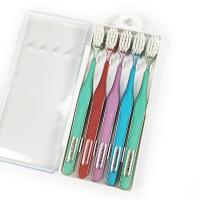 China Plastic Travel Super Soft Oral Care Toothbrush Anti Bacterial for sale