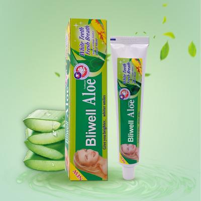 China OEM Private Label Mildly Remove Bad Breath Natural Herbal Oral Care Aloe Organic Toothpaste for sale