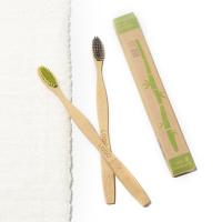 China Environmentally Recyclable BPA-Free Soft Bristles Charcoal Toothbrush For Sensitive Gums for sale