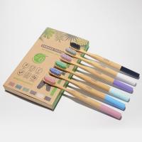 China Biodegradable Bamboo Toothbrushes Natural Charcoal Soft Bristles Toothbrushes Eco-Friendly Sustainable Toothbrush BPA Fr for sale