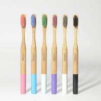 China Biodegradable Bamboo Toothbrushes Natural Charcoal Soft Bristles Toothbrushes Eco-Friendly Sustainable Toothbrush BPA Fr for sale