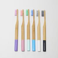 China Natural Recyclable Personalised Hotel Travel Soft Bristles Wooden Toothbrush Bamboo for sale