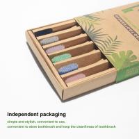 China Natural Recyclable Personalised Hotel Travel Soft Bristles Wooden Toothbrush Bamboo for sale