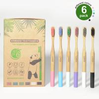 China Green Private Label Reusable Vegan Bamboo Soft BPA Free Nylon Bristles For Sensitive Gums for sale