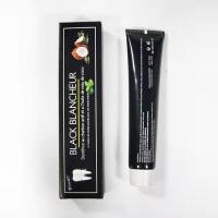 China Chinese manufacturer wholesale Natural organic Activated carbon coconut Black charcoal teeth whitening mint toothpaste for sale