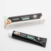 China 100% Natural Activated Charcoal Coconut Oil Teeth Whitening Toothpaste Removing Stains Mint Flavor Freshen Breath for sale