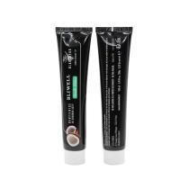 China 100% Natural Activated Charcoal Coconut Oil Teeth Whitening Toothpaste Removing Stains Mint Flavor Freshen Breath for sale