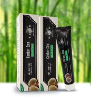 China 100% Natural Activated Charcoal Coconut Oil Teeth Whitening Toothpaste Removing Stains Mint Flavor Freshen Breath for sale