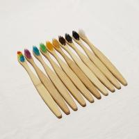 China New arrival Oral Care Green Plastic Free Charcoal Colorful Natural Bamboo Toothbrush for sale