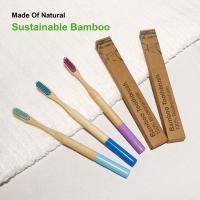 China Hot Sale Reusable Toothbrushes Portable Adult Wooden Soft Tooth Brush For Home Travel Hotel Use for sale