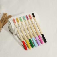 China Mixed Color Bamboo Adults Charcoal Oral Care Toothbrush for sale