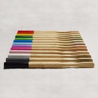 China Mixed Color Bamboo Adults Charcoal Oral Care Toothbrush for sale