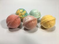 China Handmade Pure Essential Oil Spa Bomb Bath Fizzers Planet Ball Bath Bombs for sale