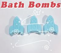 China 173g Safe Scented Bubbling Rainbow Rocket Bath Bomb Fizzers for sale