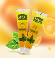 China Fluoride Free Teeth Whitening Toothpaste Strawberry Orange Peppermint Remove Bad Breath for sale