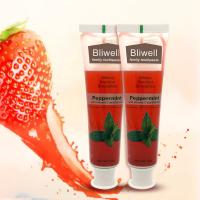 China OEM Teeth Whitening Toothpaste Fruit Sweet Natural Vitamin C for sale