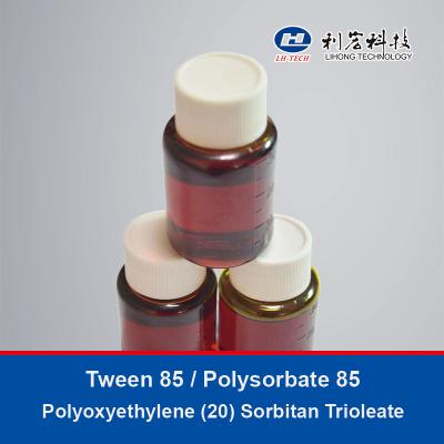 China Tween 85 Polysorbate 85 Polissorbato 85 Polyoxyethylene (20) Sorbitan Trioleate Fatty Acid Esters Surfactant for sale