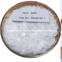 China PEG 2000 3000 Polyethylene Glycol Surfactant Raw Materials White Flake Poly Ethylene Glycol Cas 25322-68-3 for sale