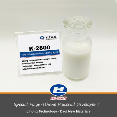 China A41: K-2800 PU Additives Polyurethane Slow Rebound Resilience Flexible Open Cell Foam Chemical for Memory Foam for sale
