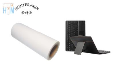 China Lower Temperature Milky Translucent Hot Melt Adhesive Film For Bonding Leather / Plastics for sale