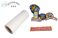 China Milky White Thermal Adhesive PES Film Embroidery Patch Backing Glue For Clothing for sale