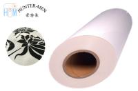 China Milky White Thermal Adhesive PES Film Embroidery Patch Backing Glue For Clothing for sale
