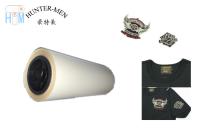 China Po Transparent Hot Melt Adhesive Roll 100mic For Apperal Garment Patches Logos for sale