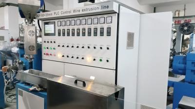 China Network Cable Making Machine 50+35 PLC Control Wire Extrusion Line for sale